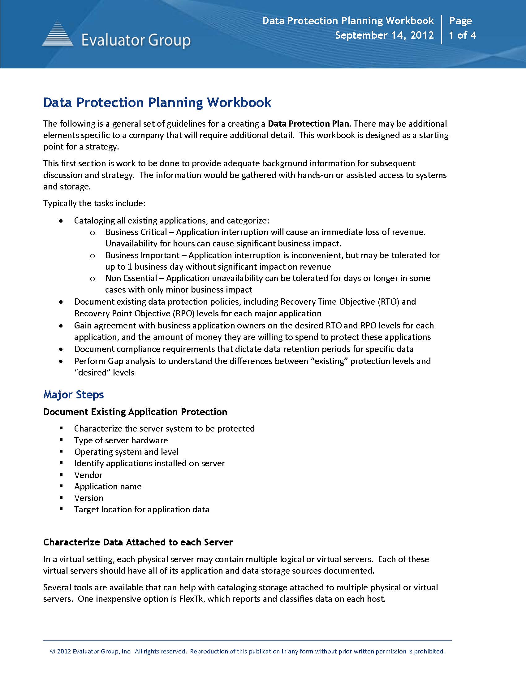 Data Protection - Product Selection Guide - Futurum