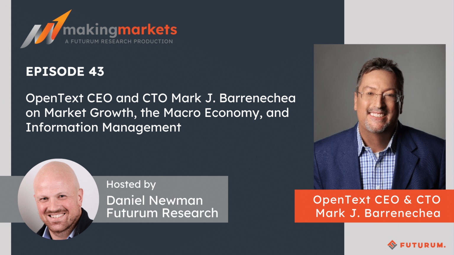OpenText CEO and CTO Mark Barrenechea on Market Growth