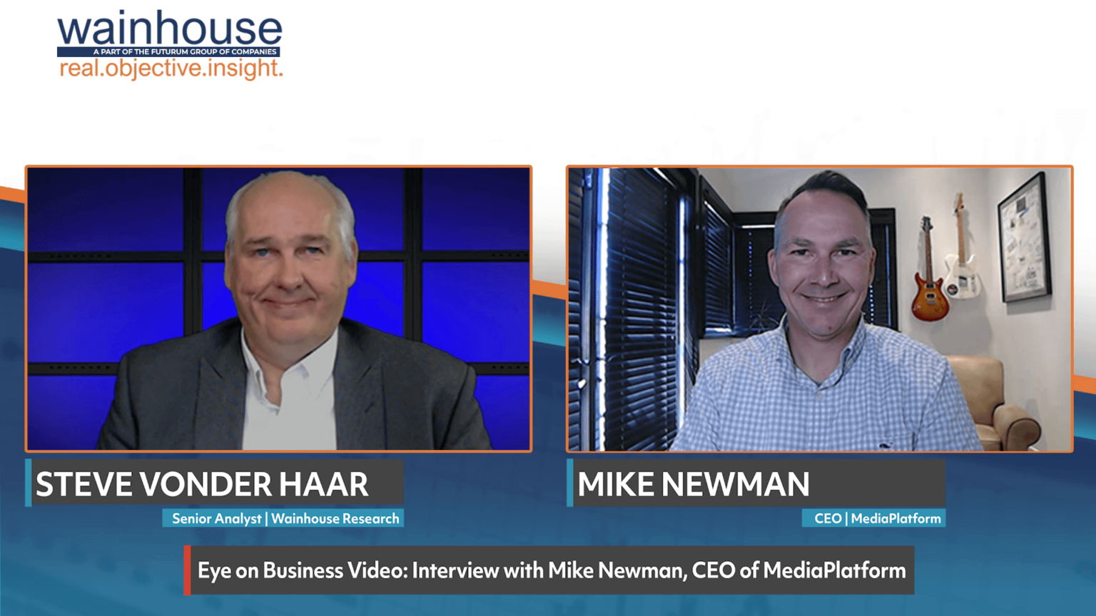 Eye on Business Video with Mike Newman, CEO, MediaPlatform