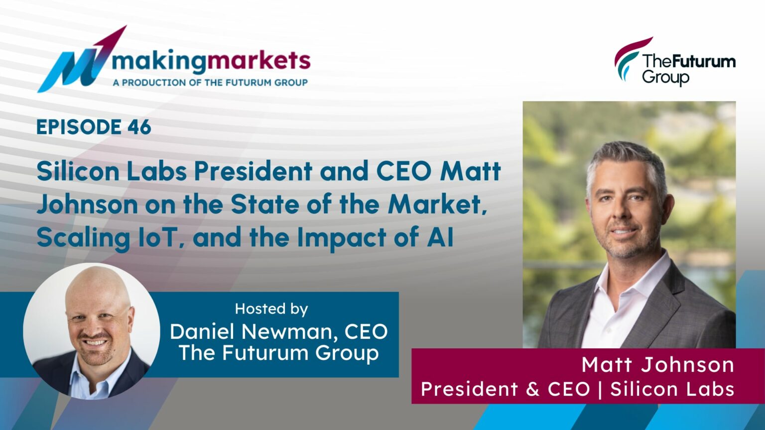 Making Markets: Silicon Labs President and CEO Matt Johnson - Futurum